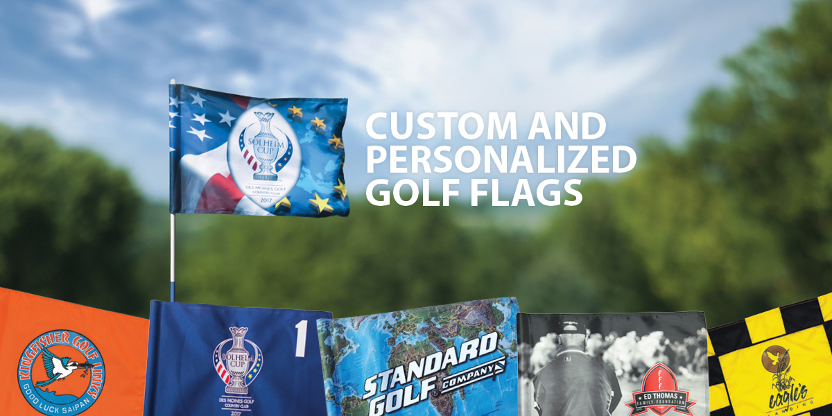 Custom and Personalized Golf Flags - Standard Golf